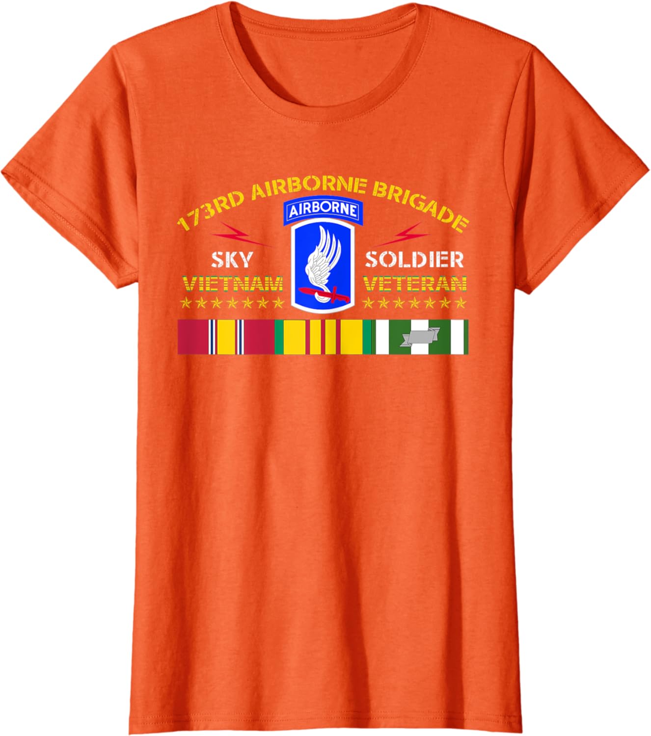 173rd Airborne Brigade Vietnam Veteran Shirt Sky Soldier T-Shirt